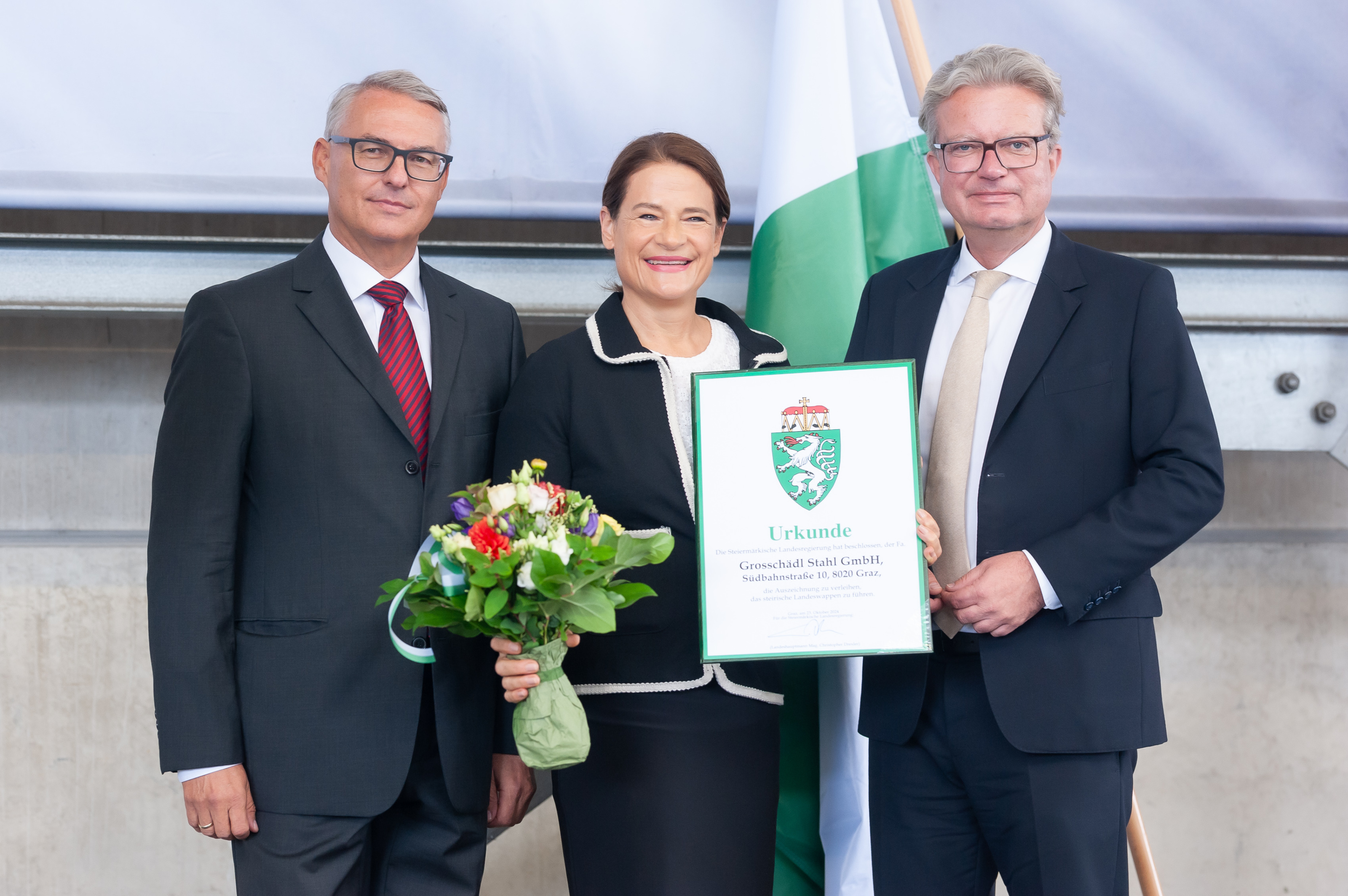 Steirisches Landeswappen für die Firma Grosschädl Stahl GmbH - Land ...