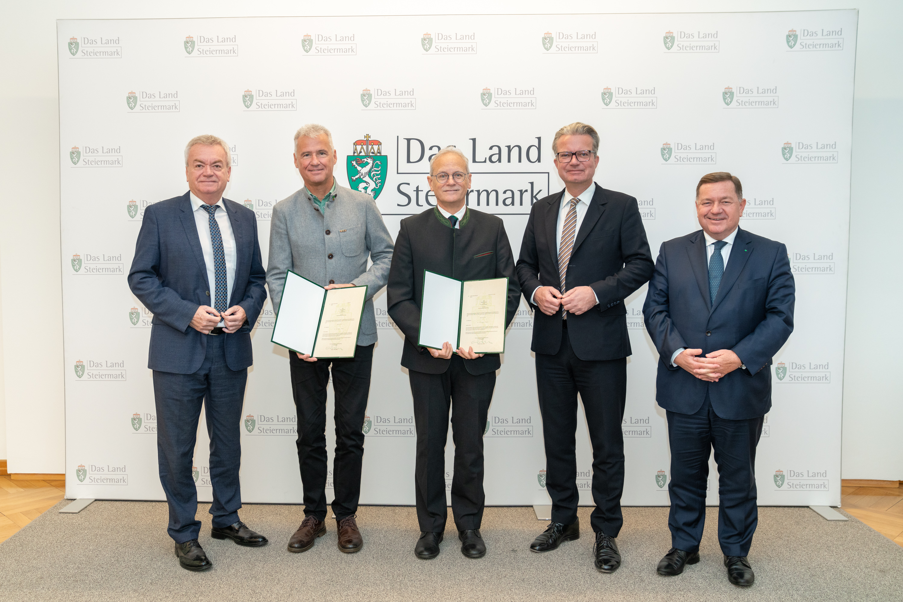 Pensionsdekrete für Manfred Walch und Florian Waldner - Land Steiermark ...